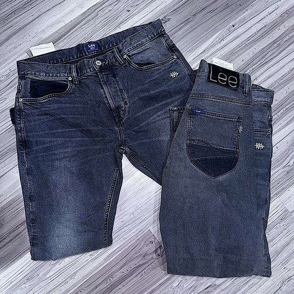 Lee | Jeans | Lee 1 Hair On Hide Patch Denim Jeans Rare Black Wash ...